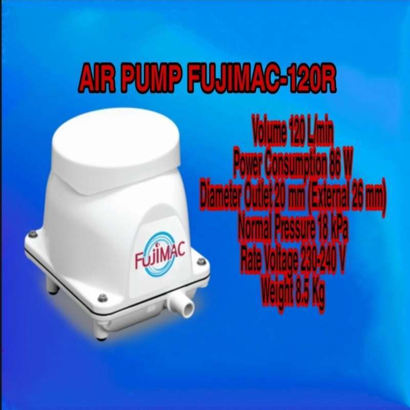 Jual Pompa Udara Pompa Aerator Pompa Gelembung FUJIMAC 120R Original ...