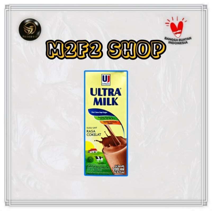 Promo Susu Ultra Milk Rasa Cokelat Kotak UHT | Coklat | Chocolate - 200 ...