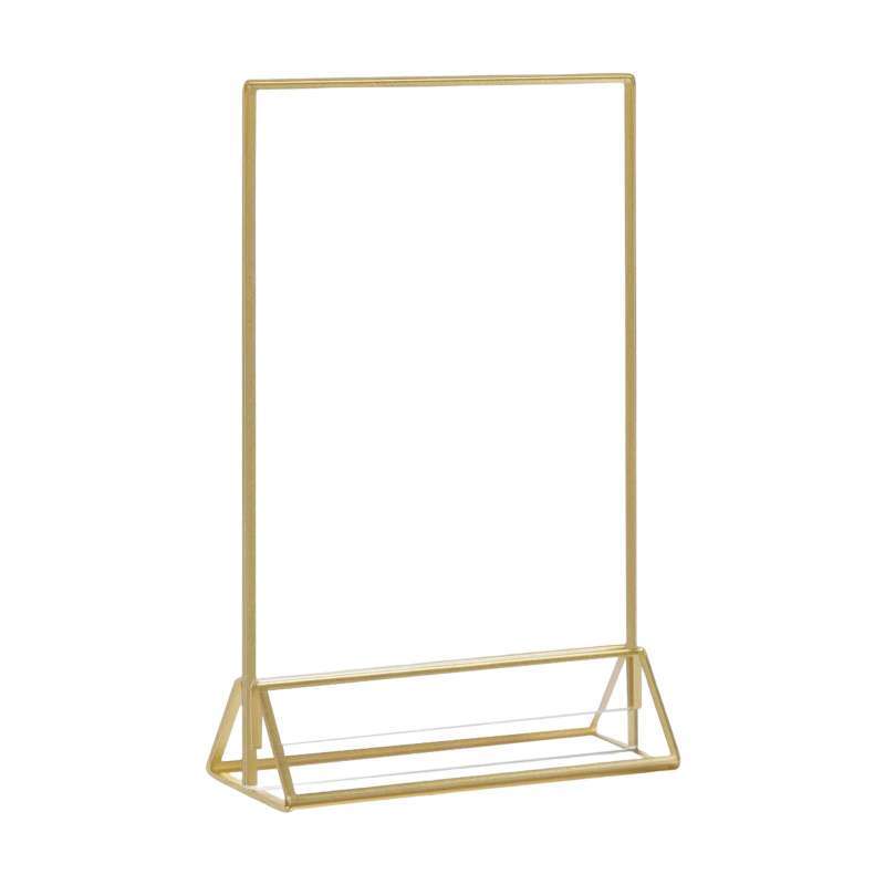 Promo Acrylic Sign Holder Table Menu Display Stand for Desktop ...