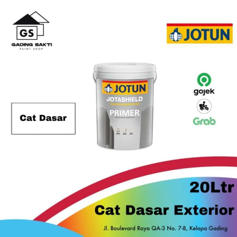 Promo Jotun Jotashield Primer / Cat Dasar Exterior Warna Putih Pail ...