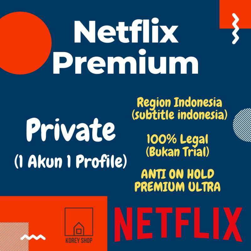 Jual Netflix Premium Region Indonesia Private [RESMI] - 1 Bulan di ...