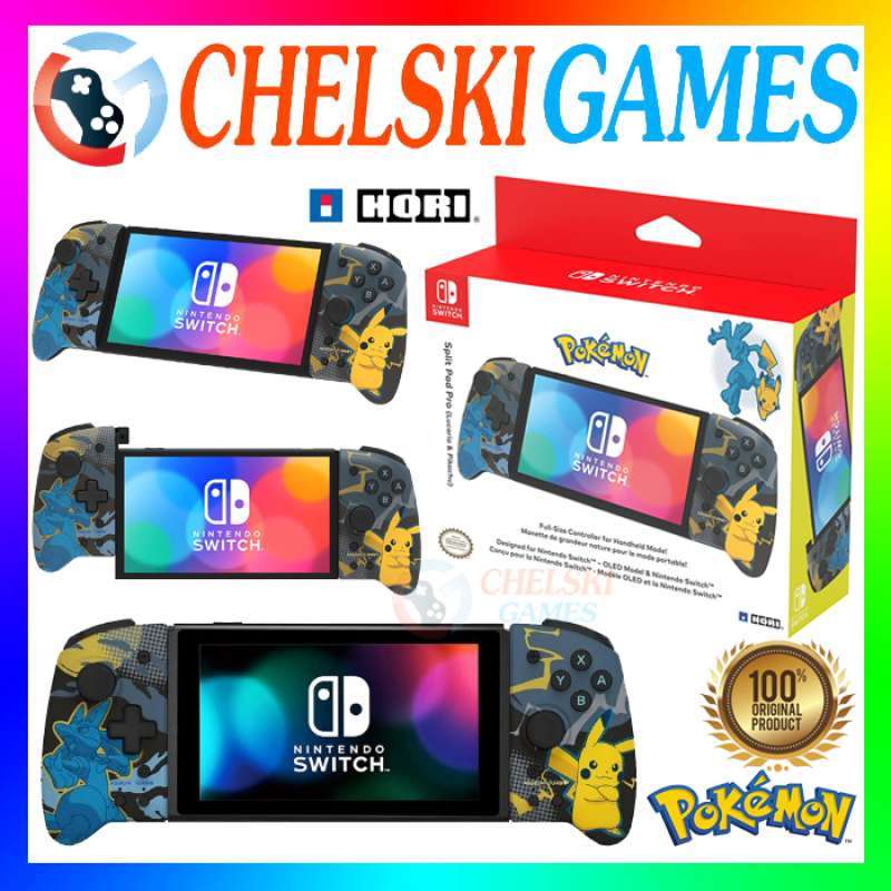 Jual HORI ORI Nintendo Switch Split Pad Pro Controller Pikachu ...