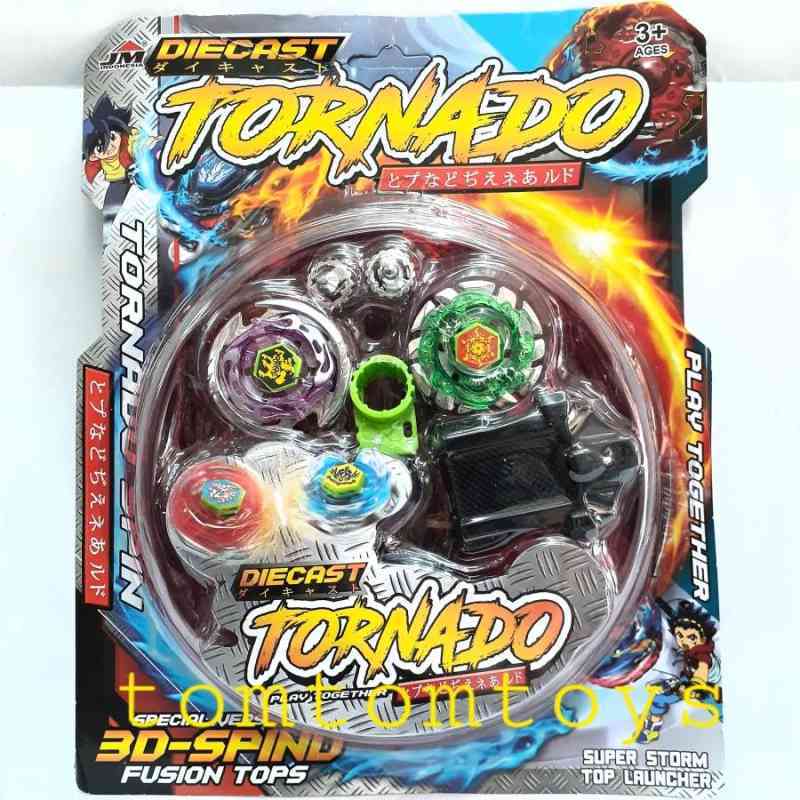 Jual Gasing Tornado Mainan Gangsing Petarung Dan Arena Jenis Beyblade ...