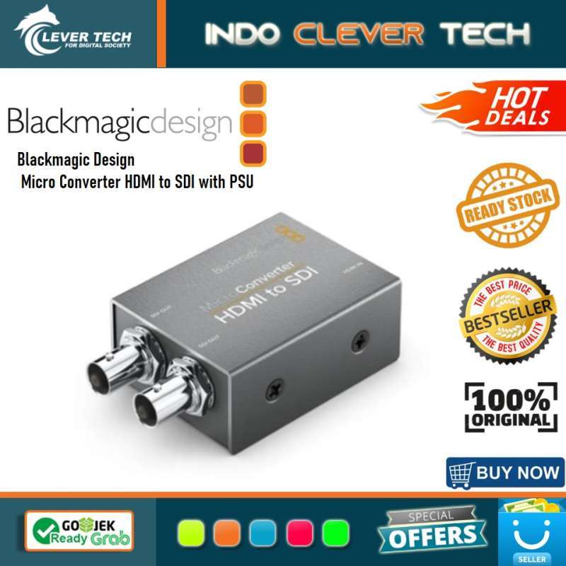 Promo Blackmagic Design Micro Converter HDMI to SDI with PSU Diskon 1% ...