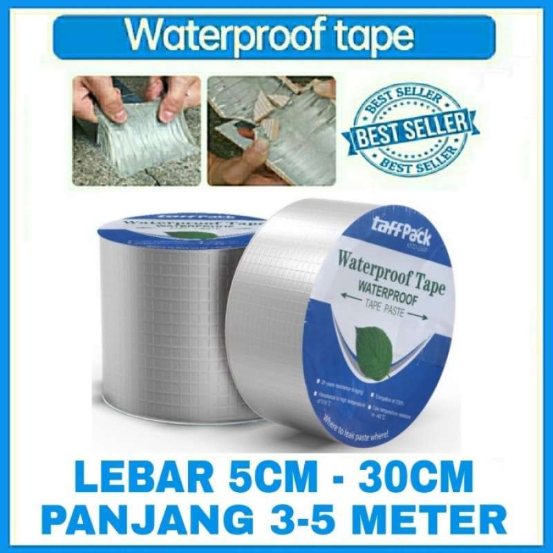 Promo Lakban Plester Tape - Lem Tambal Atap, Talang, Seng, Pipa Air ...