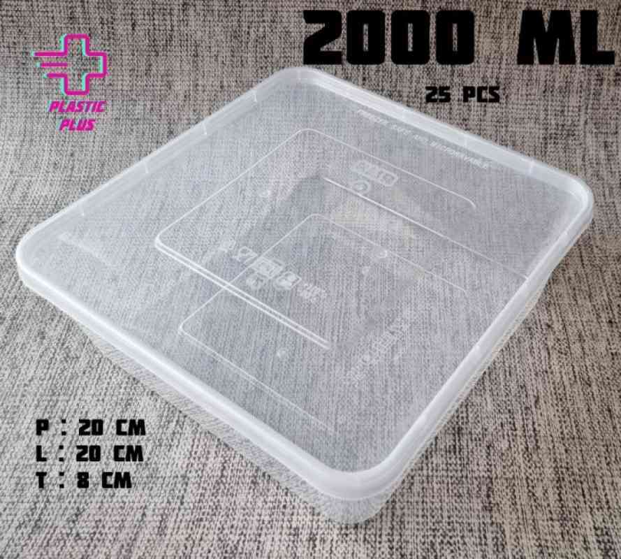 Jual Thinwall 2000 Ml/Box Kotak Plastik/Kotak Plastik/Thinwall 2000 Ml/Box di Seller Lestari ...
