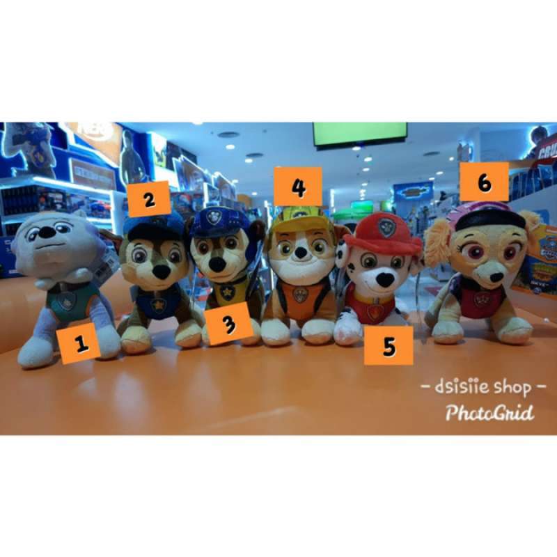 Promo Paw Patrol Rescue Team Doll Original Medium Size / Boneka Paw ...