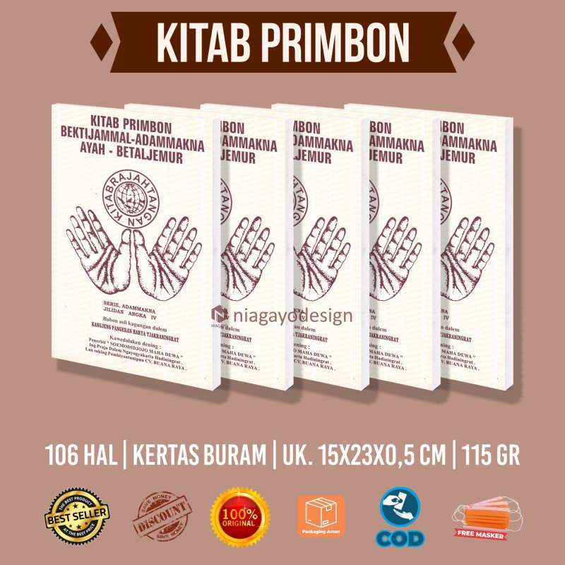 Jual Buku Primbon Jawa Lengkap Bektijammal Adammakna Ayah Betaljemur ... Jual Buku Primbon Jawa Lengkap Bektijammal Adammakna Ayah Betaljemur ...