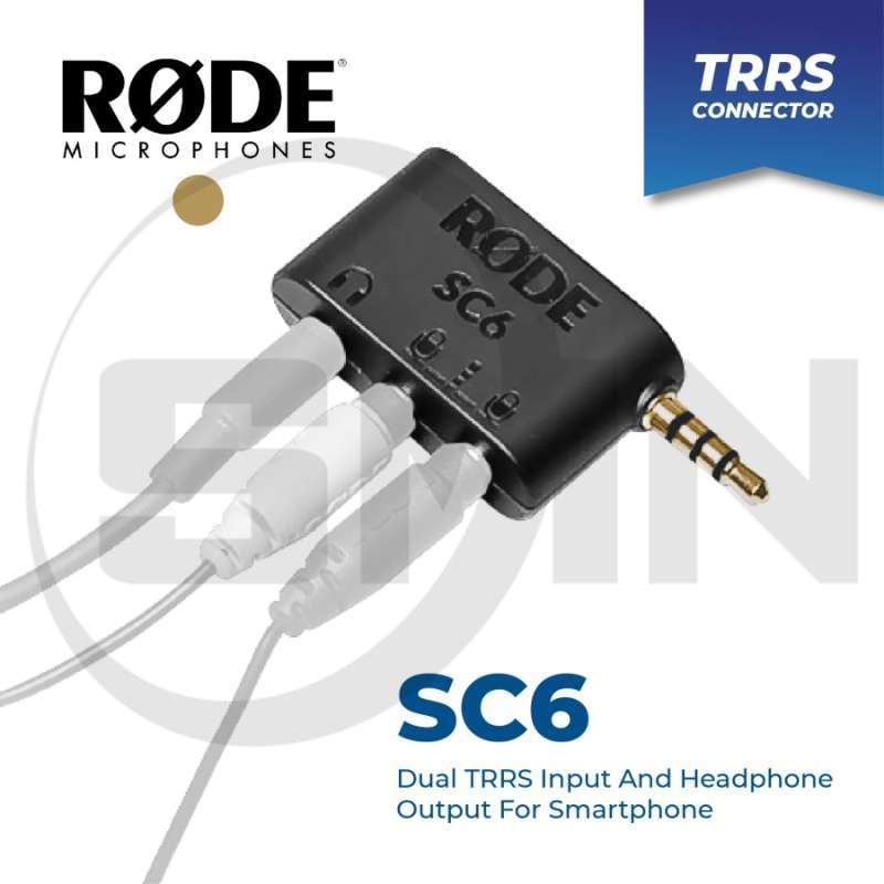 Jual Rode Sc6 Dual Trrs Mic Input And Headphone Output Audio Splitter ...