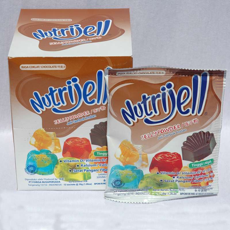 Jual Nutrijell Coklat Jelly Powder [30 g x 12 sachet] di Seller Libra ...