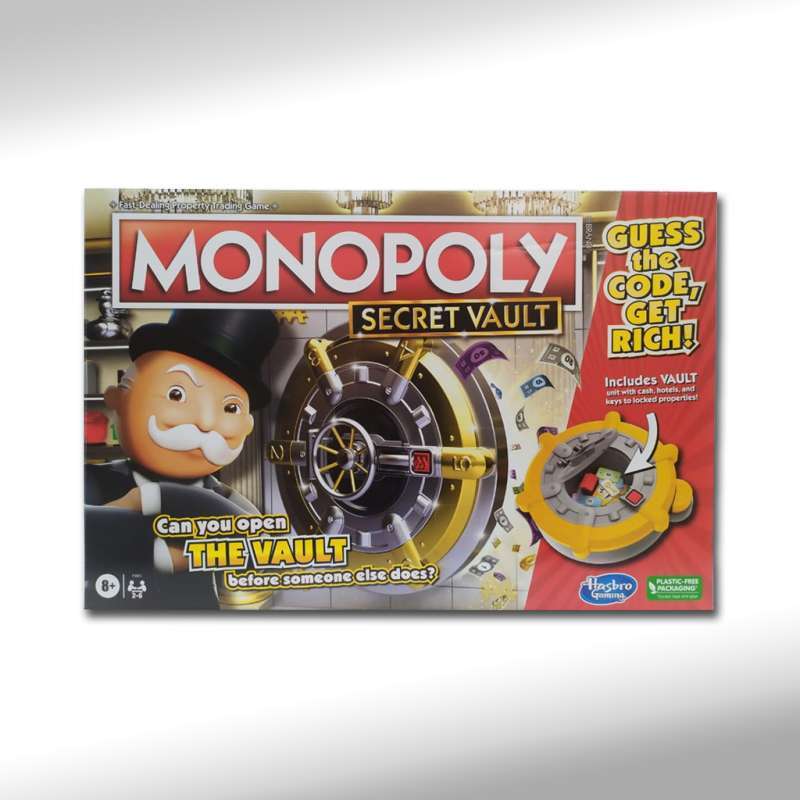 Promo Hasbro Games Gaming Monopoli Monopoly Secret Vault Board GSSF5023 ...