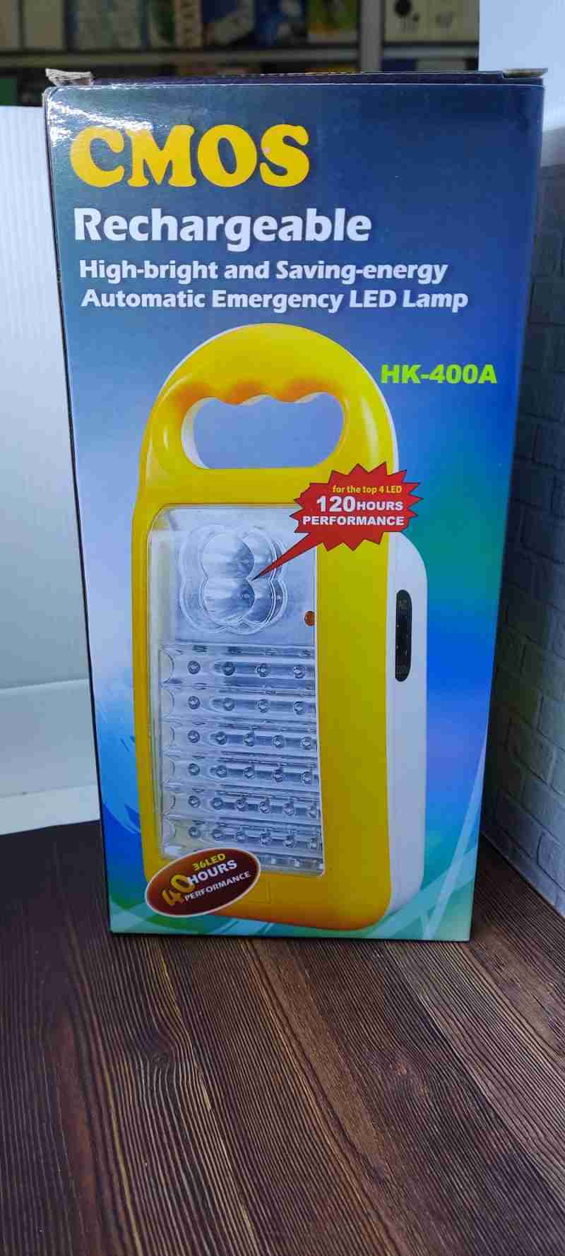 Jual Lampu Emergency / Senter Darurat LED CMOS HK - 400A Rechargeable ...