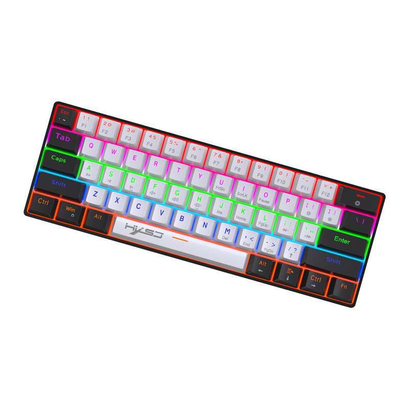 Jual Mechanical Keyboard Mini 61 Keys Mechanical Axis Light Adjustment ...