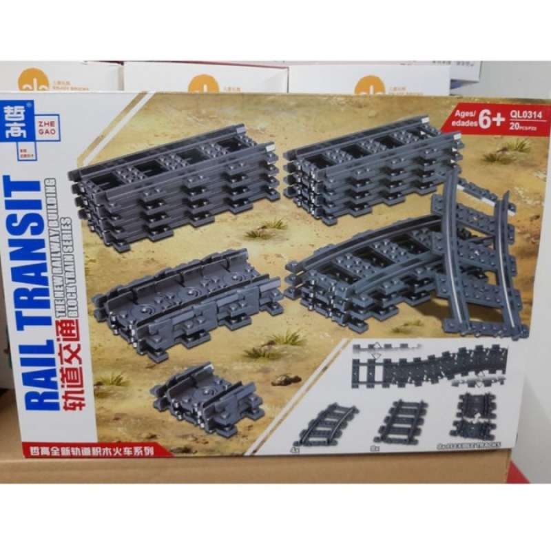 Promo Lego Rel Kereta Api Flexibel Diskon 47% di Seller Hobby Land ...