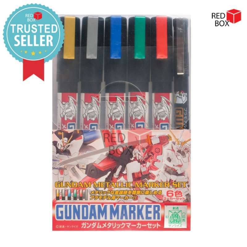 Promo Gundam Marker Metallic Set Gms121 Gunpla Model Kit Gsi Creos ...