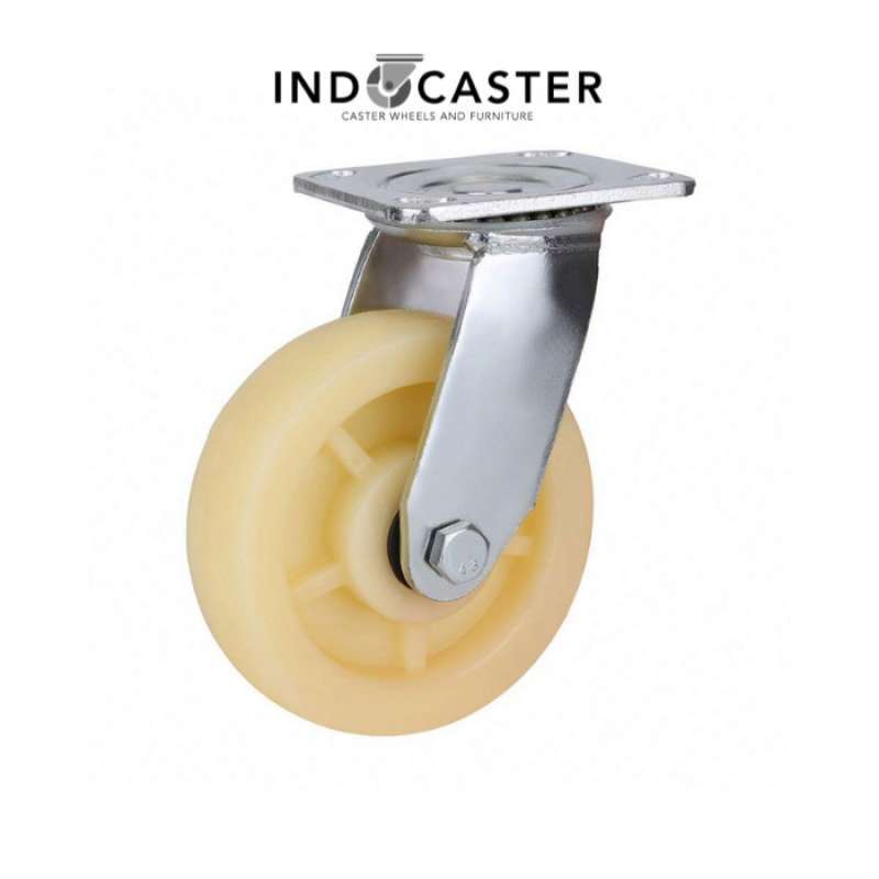 Promo Roda Trolley/Troly/Troli Nilon/Nylon Heavy Duty Diameter 8 Plat ...