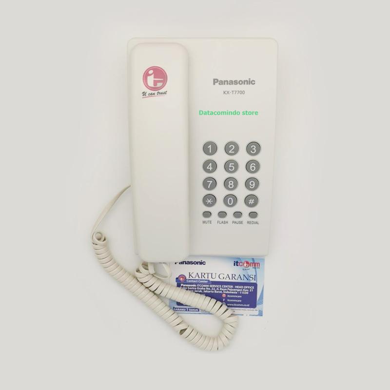 Jual Panasonic Kx-T7700 Kabel Single Line Telepon - White - Putih ...