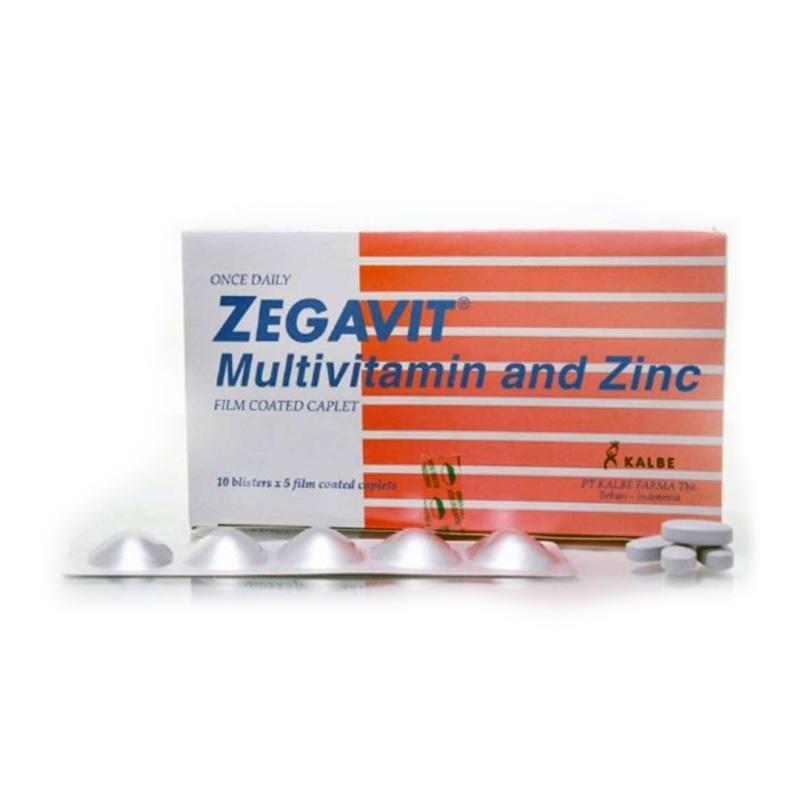 Jual Kalbe Zegavit & Zink Salut Selaput Multivitamin [1 Box /10 Blister ...