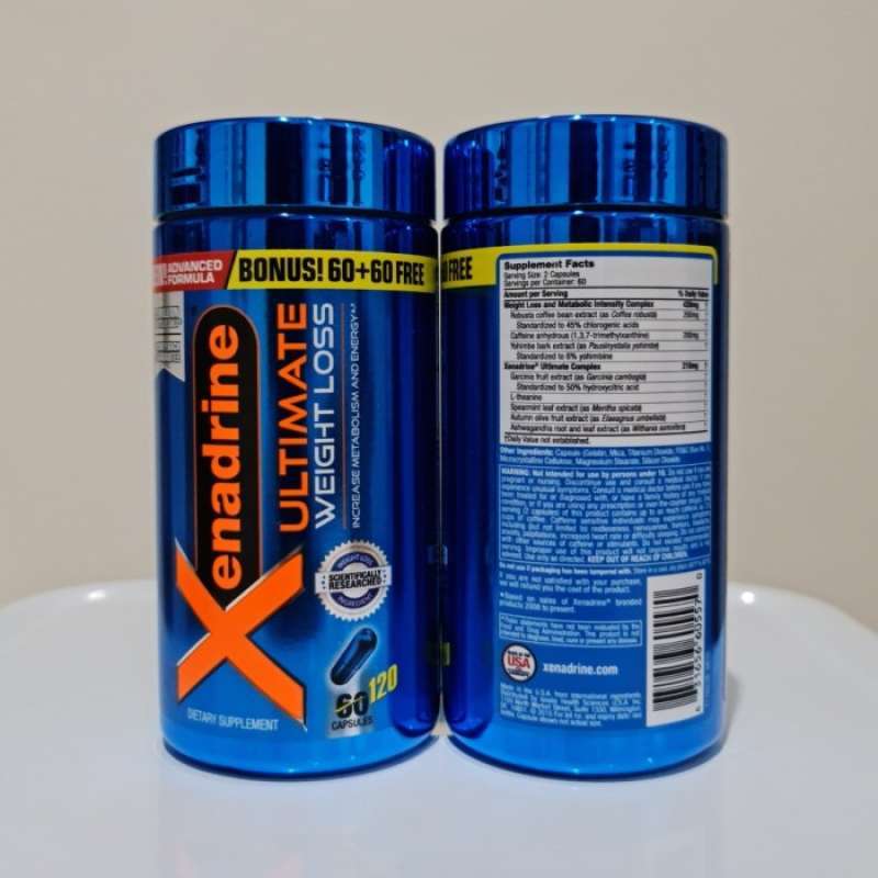 Promo Xenadrine Ultimate Weight Lose 120 Caps Fatburner Pembakar Lemak