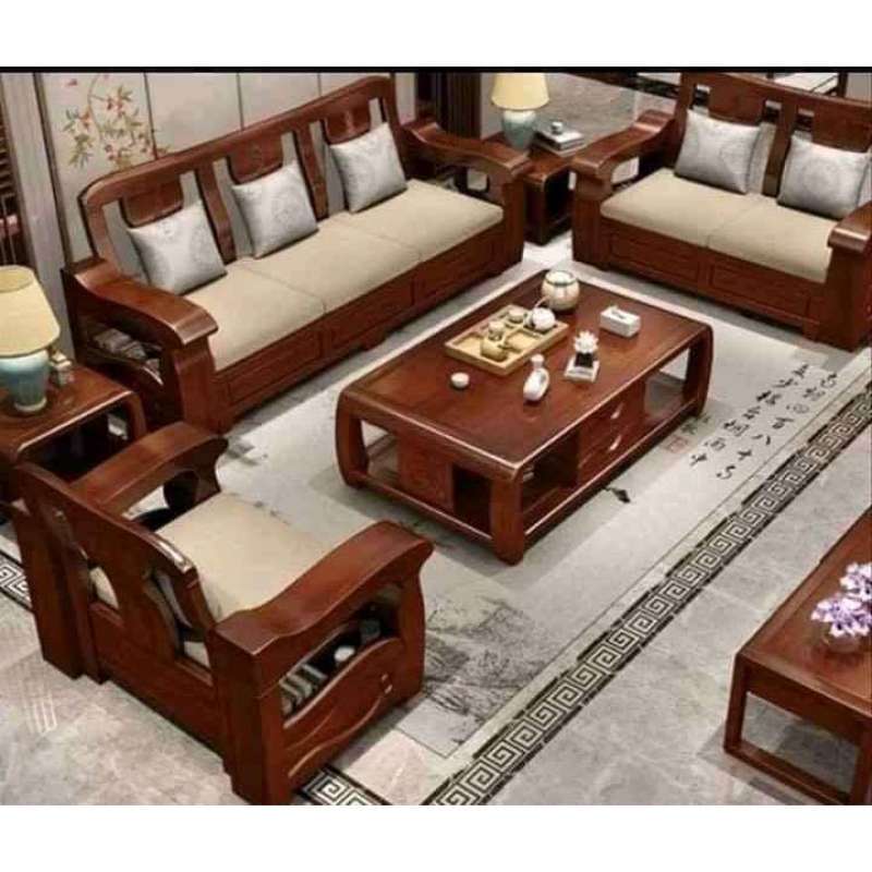 Jual Kursi Ruang Tamu Minimalis Jumbo Kayu Jati Super di Seller Fatih ...