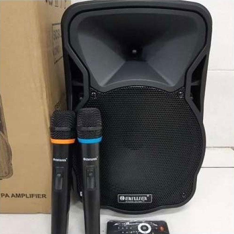 Jual Naiwa 108lve Speaker Wireless Portable + Free 2 Mic - Hitam [8 ...