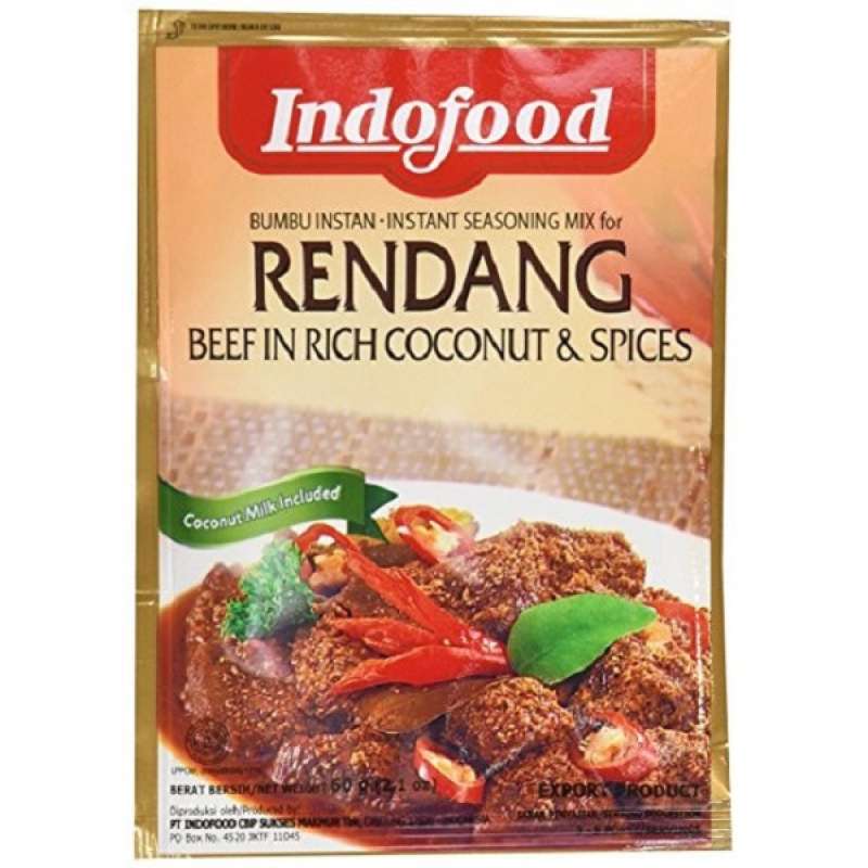 Jual Indofood Rendang Bumbu Masak Instan di Seller Anugerah Nusantara ...
