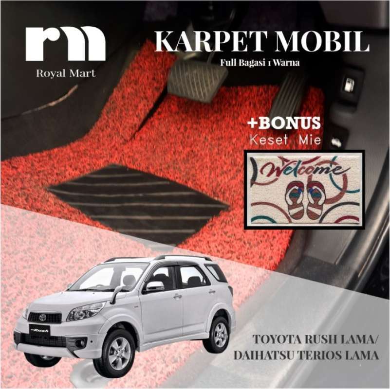 Jual Karpet Mobil-Toyota Rush Lama/Daihatsu Terios Lama Full Bagasi 1 ...