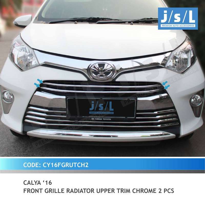 Jual JSL Grill Radiator/Front Grille Radiator Upper Trim Chrome for ...