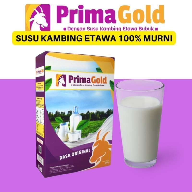 Jual Susu Kambing Etawa Primagold Prima Gold 200gr Rasa Original Di ...