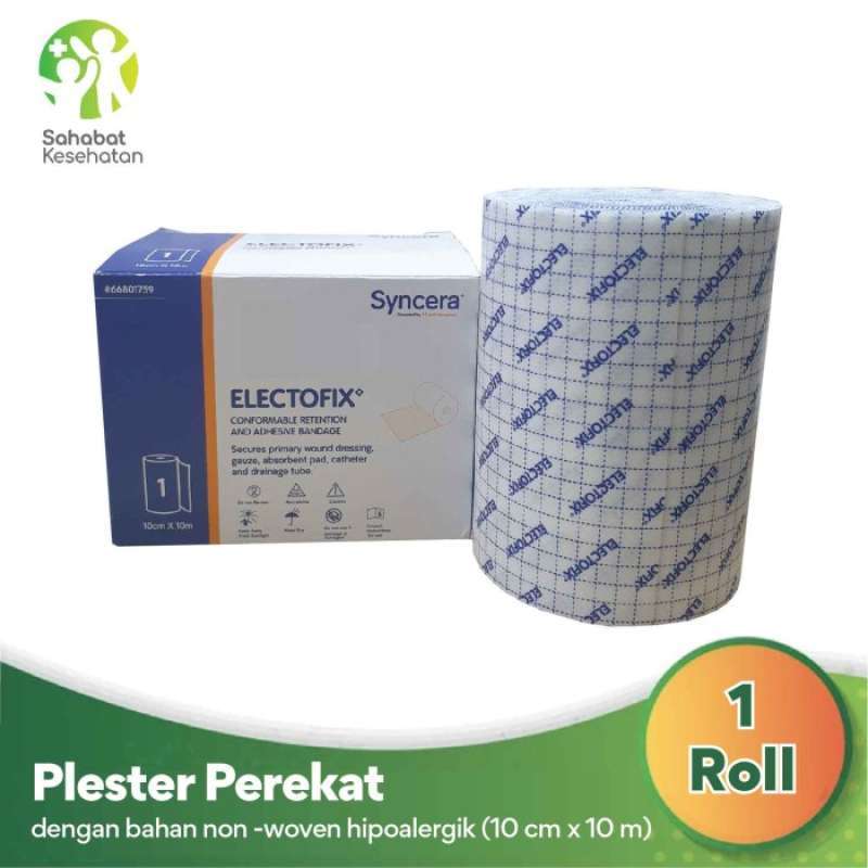 Jual Electofix 10Cm X 10M - Plester Perekat Untuk Kassa, Kateter, Luka ...