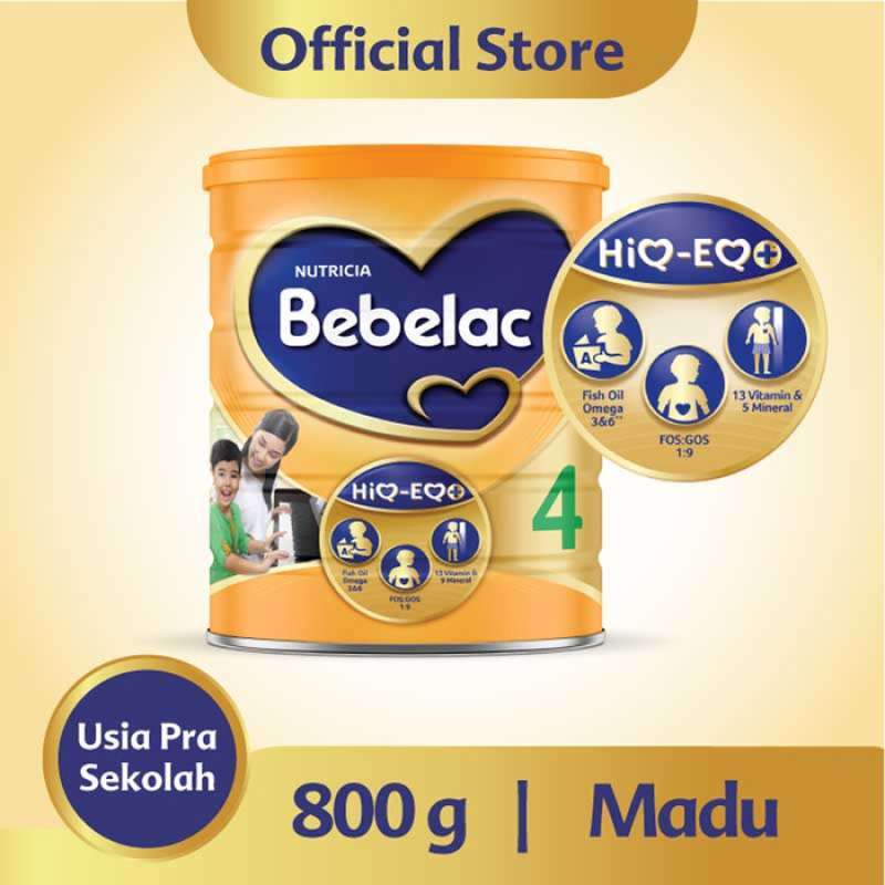 Jual Bebelac 4 Susu Pertumbuhan Fos & Gos Madu 800 Gram di Seller ...