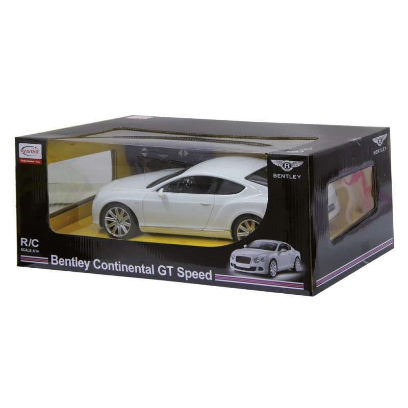 Jual Rastar RC Bentley Continental GT Speed 1/14 Scale White Remote ...