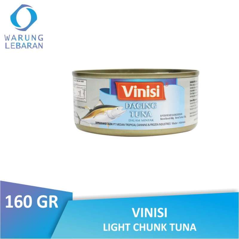 Jual [tin] Vinisi Light Chunk Tuna | Daging Tuna Dalam Minyak 160 Gr Di ...