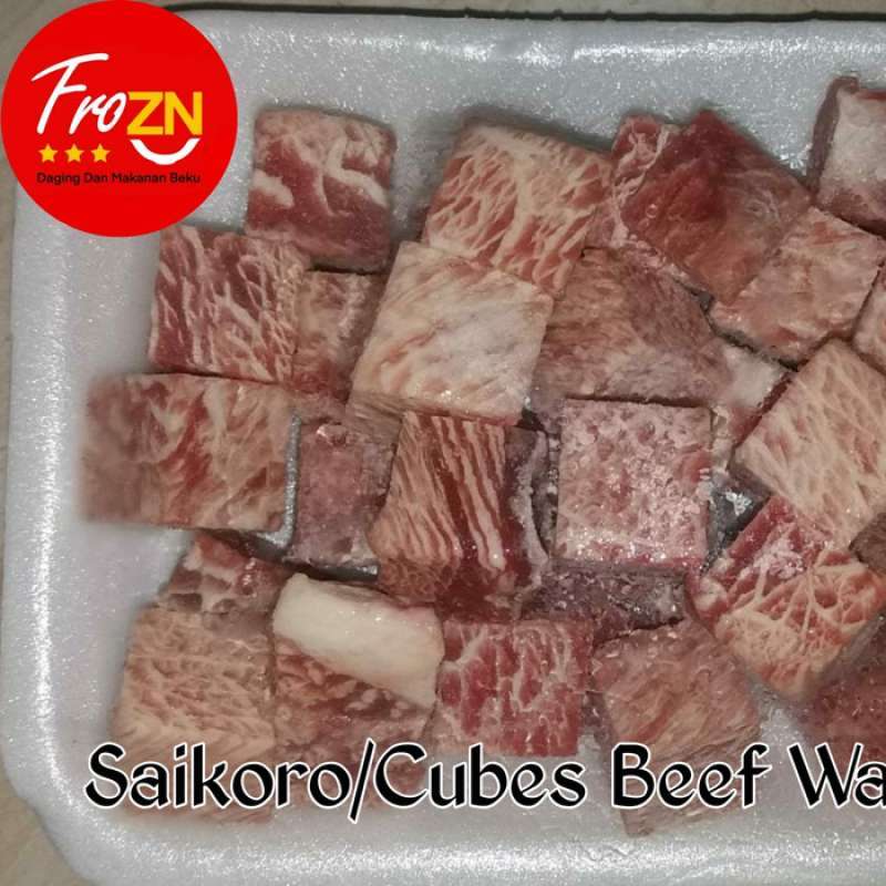 Jual Frozn Meat Saikoro/cubes Beef Wagyu Cl Steak Pack [250 G] Di ...