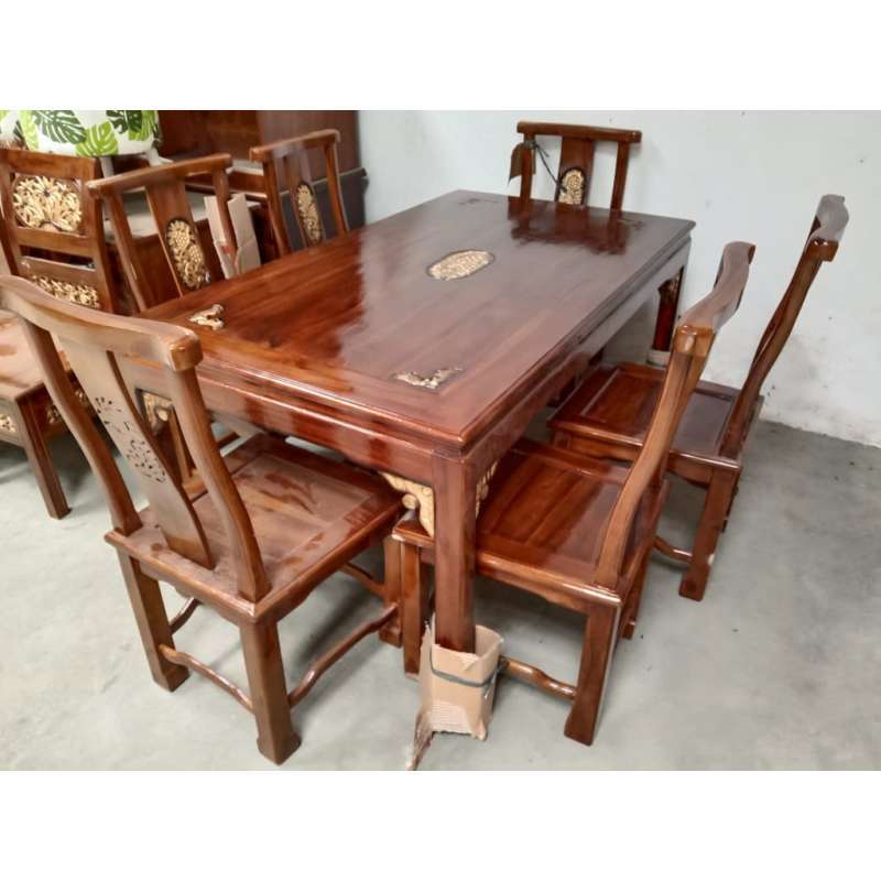 Jual Kursi Makan Kayu Jati Gaple/Kursi Ruang Makan Simple di Seller ...