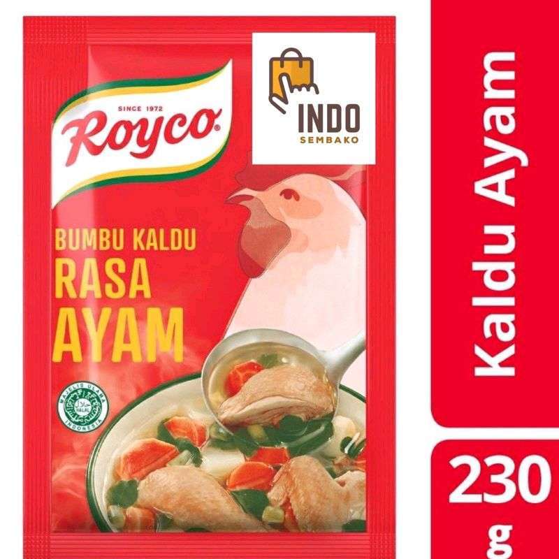 Jual royco ayam 230g / bumbu pelezat royco ayam 230 gram / Royco kaldu ...