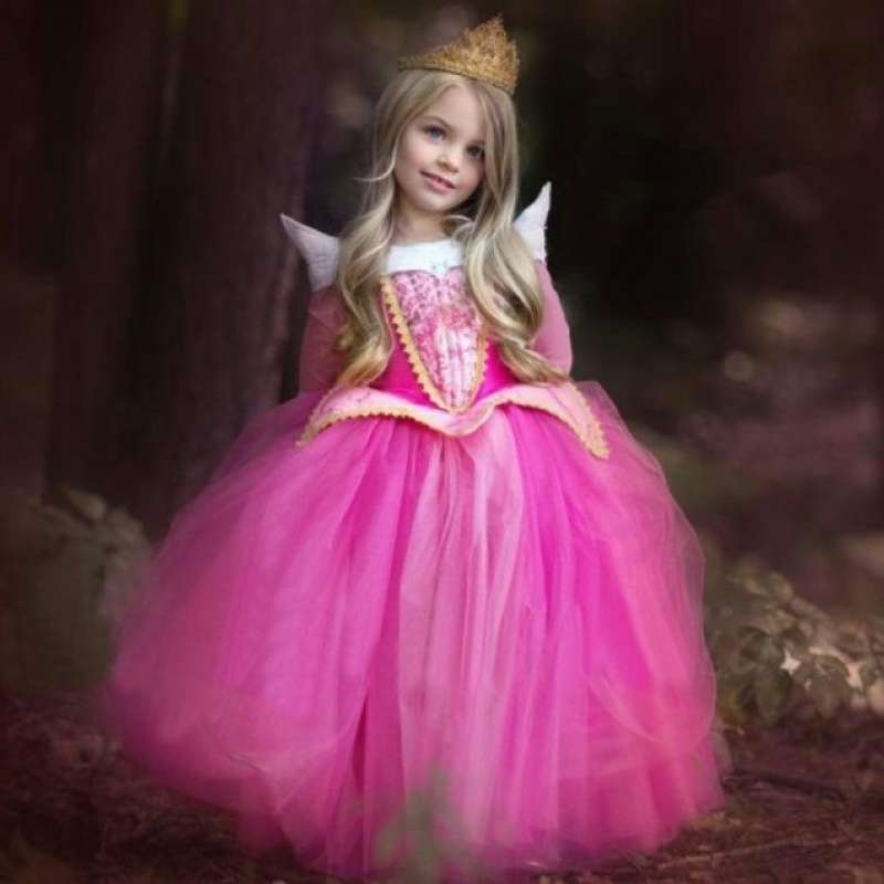 Promo Kostum Princess Aurora Pink Dress Baju Anak Diskon 24% Di Seller ...