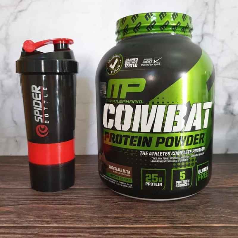 Jual Musclepharm Mp Combat Whey Protein 4 Lbs Bpom Aom Mp Combat Di ...