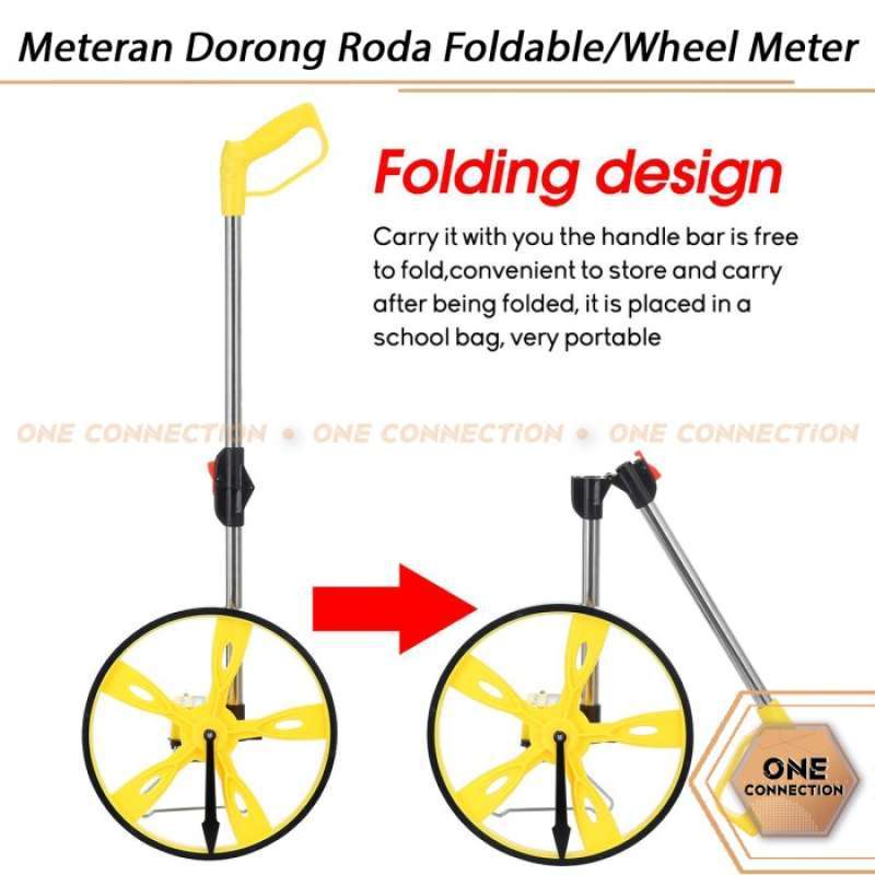 Promo Meteran Dorong Roda Foldable /measuring Wheel Meter/alat Uukur ...