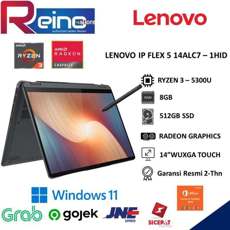 Jual LENOVO IP FLEX ALC HID RYZEN U GB SSD WIN TOUCH Di Seller Buana