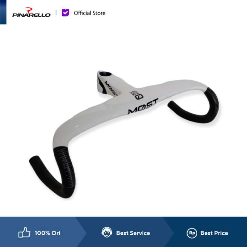 Promo PINARELLO INTEGRATED HANDLEBAR MOST TALON ULTRA WHITE Diskon 33% ...