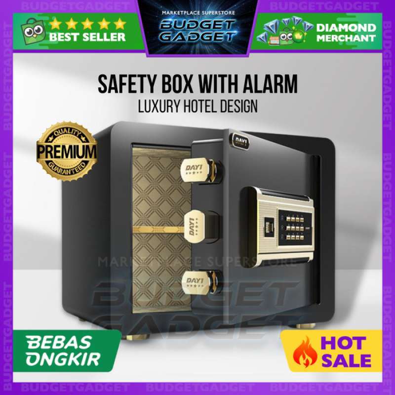 Jual DAY1 KOTAK BRANKAS SAFETY BOX PASSWORD PREMIUM ANTI-THEFT di ...