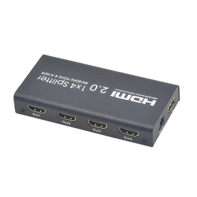 Jual HDMI Splitter 1 Input 4 Output 4K TXR - AYS-12V20 di Seller ...