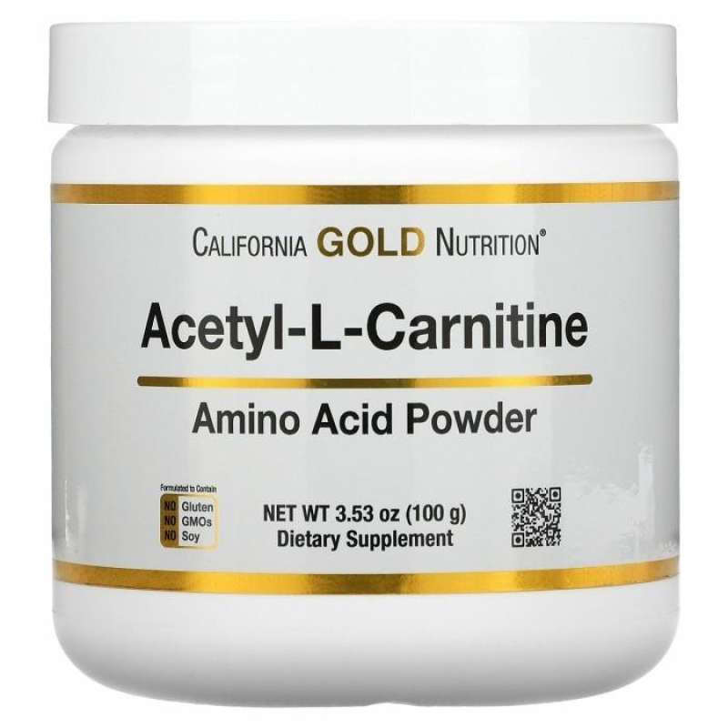 Jual California Gold Nutrition Acetyl L-Carnitine Amino Acid Powder 100 ...