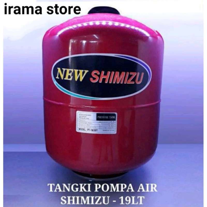 Jual Tabung / Tangki Pompa Air shimizu Jet pump 19 liter PT 190 ...