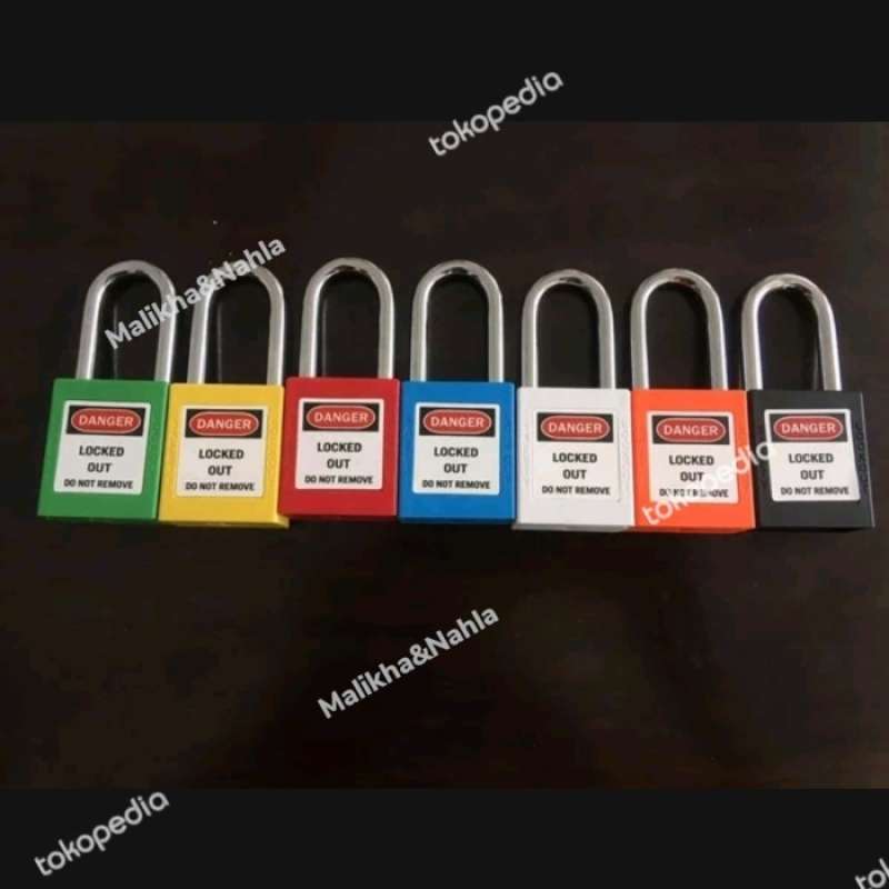 Jual Loto Safety Padlock Thermoplastic Red 38 Mm Lockout Tagout Di ...