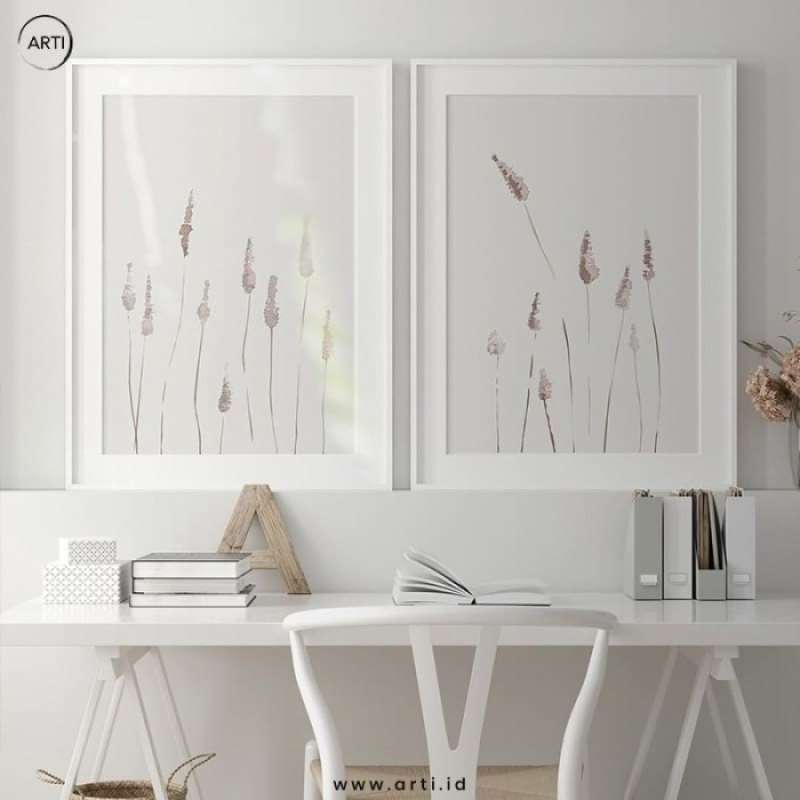 Jual LUKISAN Lukisan Dinding Set - Whitened Fields - 40x60 Matte ...