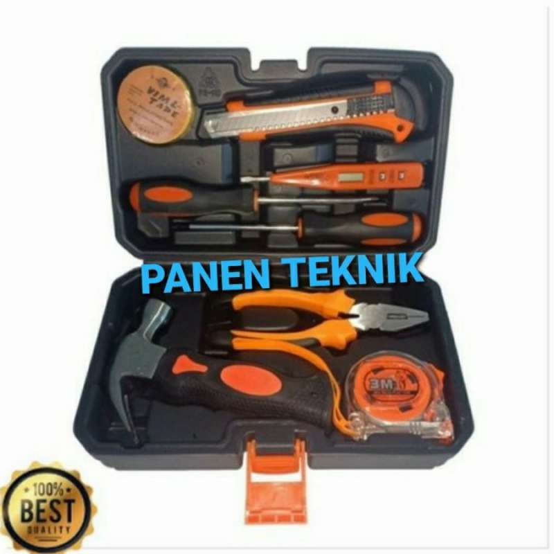 Promo TOOL KIT SET JLD ALAT PERKAKAS 9 PCS HAND TOOLS Diskon 5% di ...