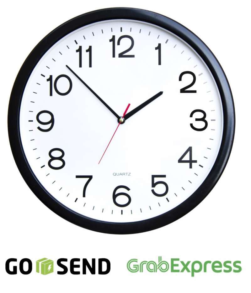 Promo Jam Dinding 40 cm Angka Classic - Gojek / Grab Diskon 63% di ...