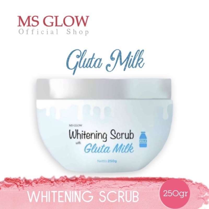 Promo MS Glow Whitening Scrub Gluta Milk Diskon 33% di Seller Ayu ...